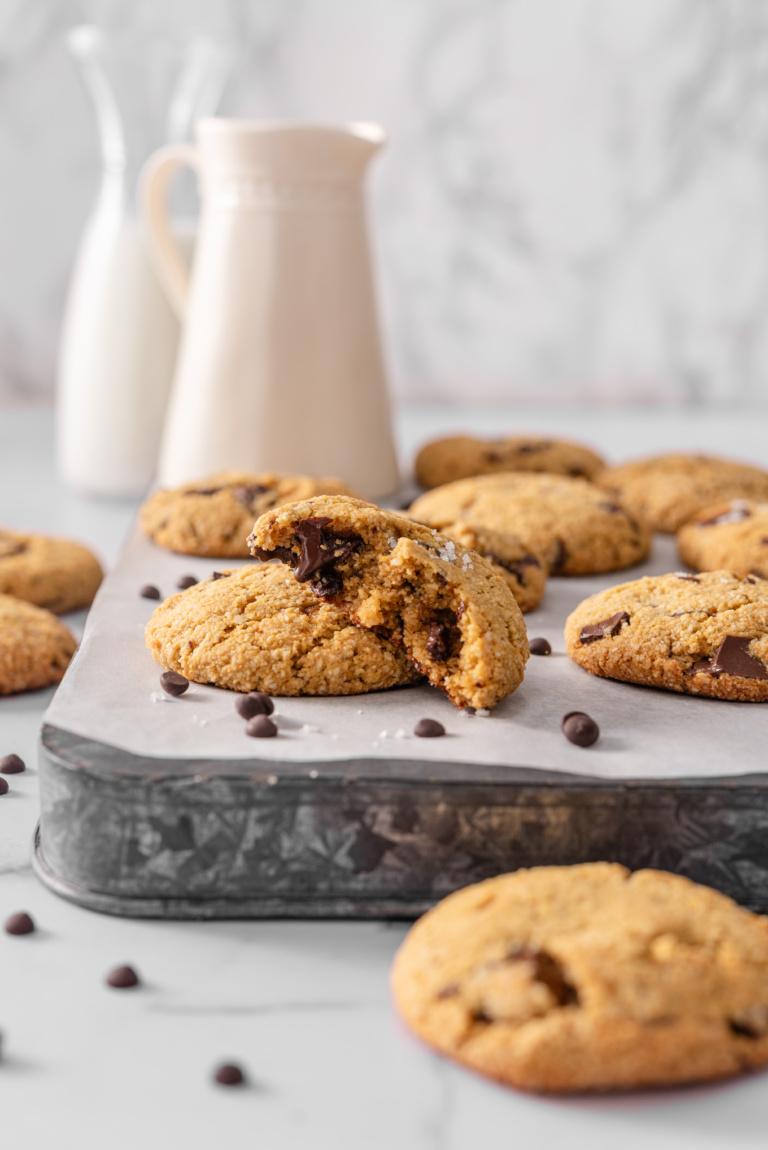 Grain-Free Chocolate Chip Cookies - Wholesomely Morgan