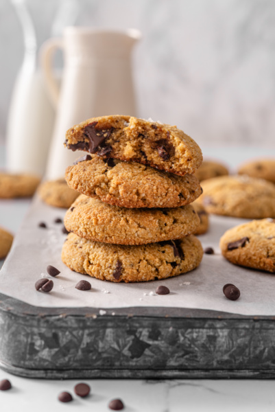 Grain-Free Chocolate Chip Cookies - Wholesomely Morgan
