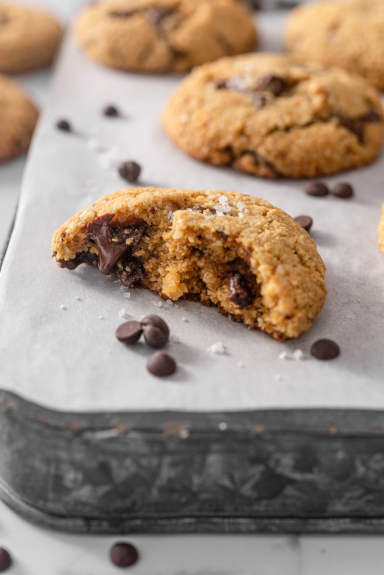 Grain-Free Chocolate Chip Cookies - Wholesomely Morgan